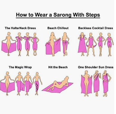 PLAIN SARONG COVER UP WITH COCONUT SHELL – Flip Flop Zone
